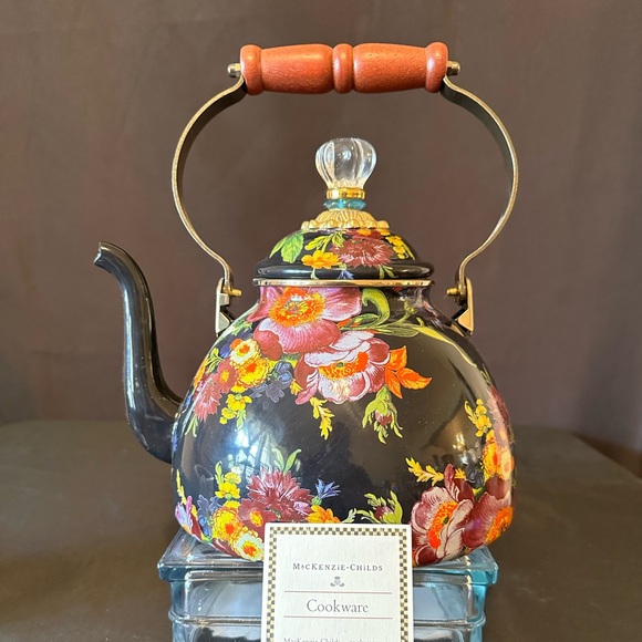 MacKenzie-Childs | Kitchen | Mackenzie Childs Enamel Floral Teapot ...